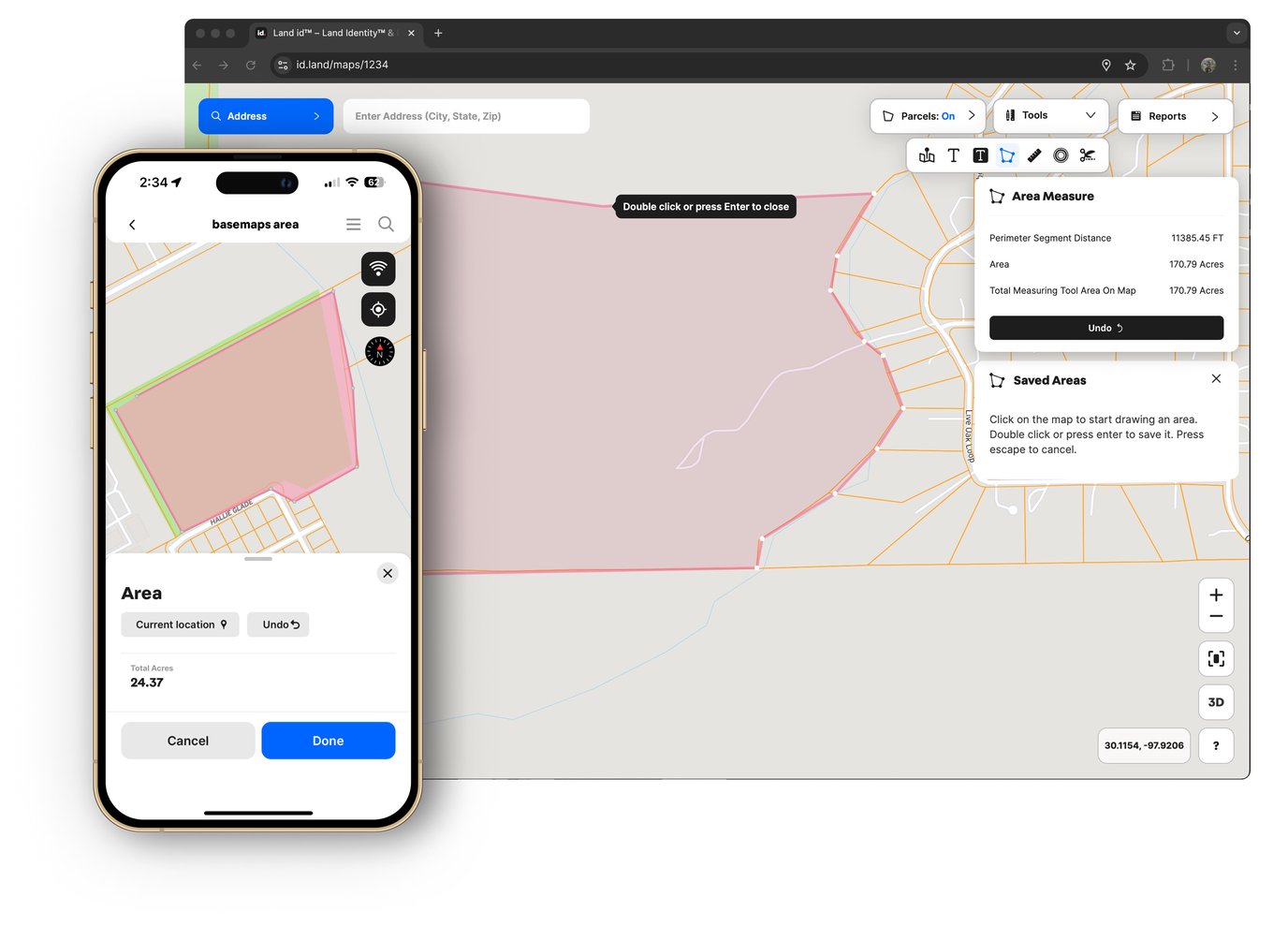 Area Measurement Tool