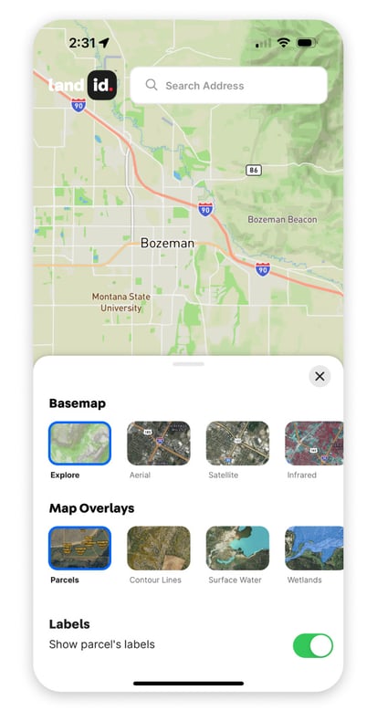 Change map background with Basemaps